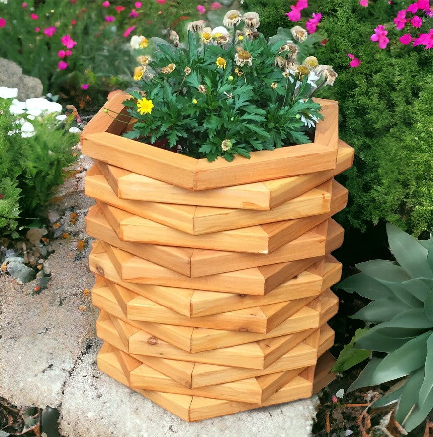 Layered Octagon Planter Boxes – Southern Yankee Woodworking, LLC